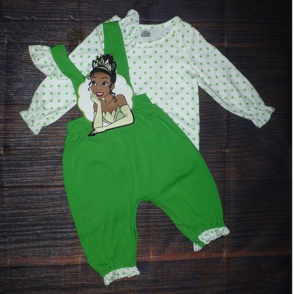 Matching Sets | Boutique Princess Tiana Baby Girls Suspender Overalls ...